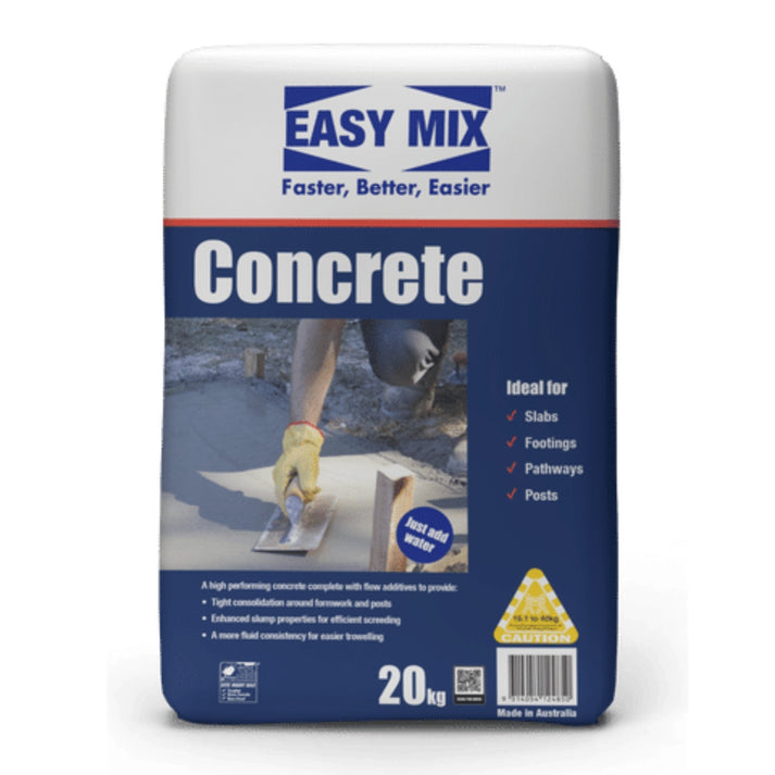 Easy Mix : 20kg Concrete Mix – Ironbark Timber