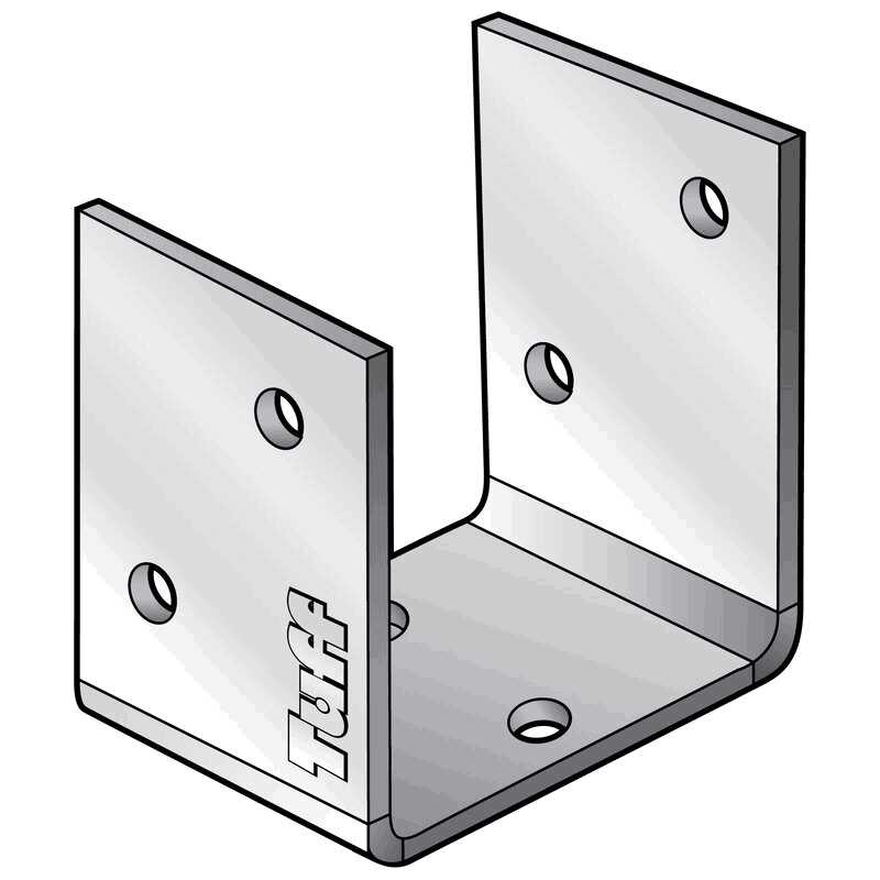 U Cup Bolt Down Stirrup : 140mm – Ironbark Timber